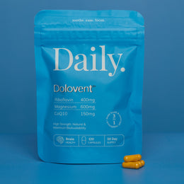 Dolovent | Natural Migraine Supplement| Magnesium, Riboflavin & CoQ10 ...